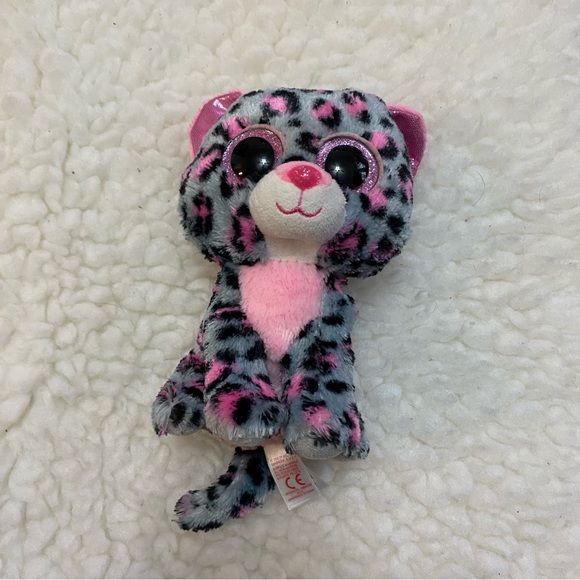 Ty | Toys | Ty Beanie Boo 6 Tasha The Leopard 25 Swing And Tush Tags ...